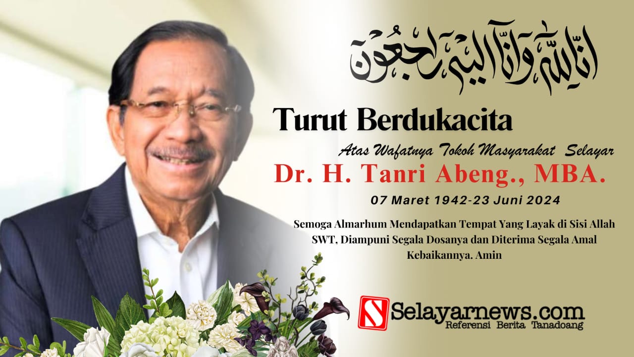 Tokoh Nasional Asal Selayar Dr. H. Tanri Abeng, MBA Meninggal Dunia ...