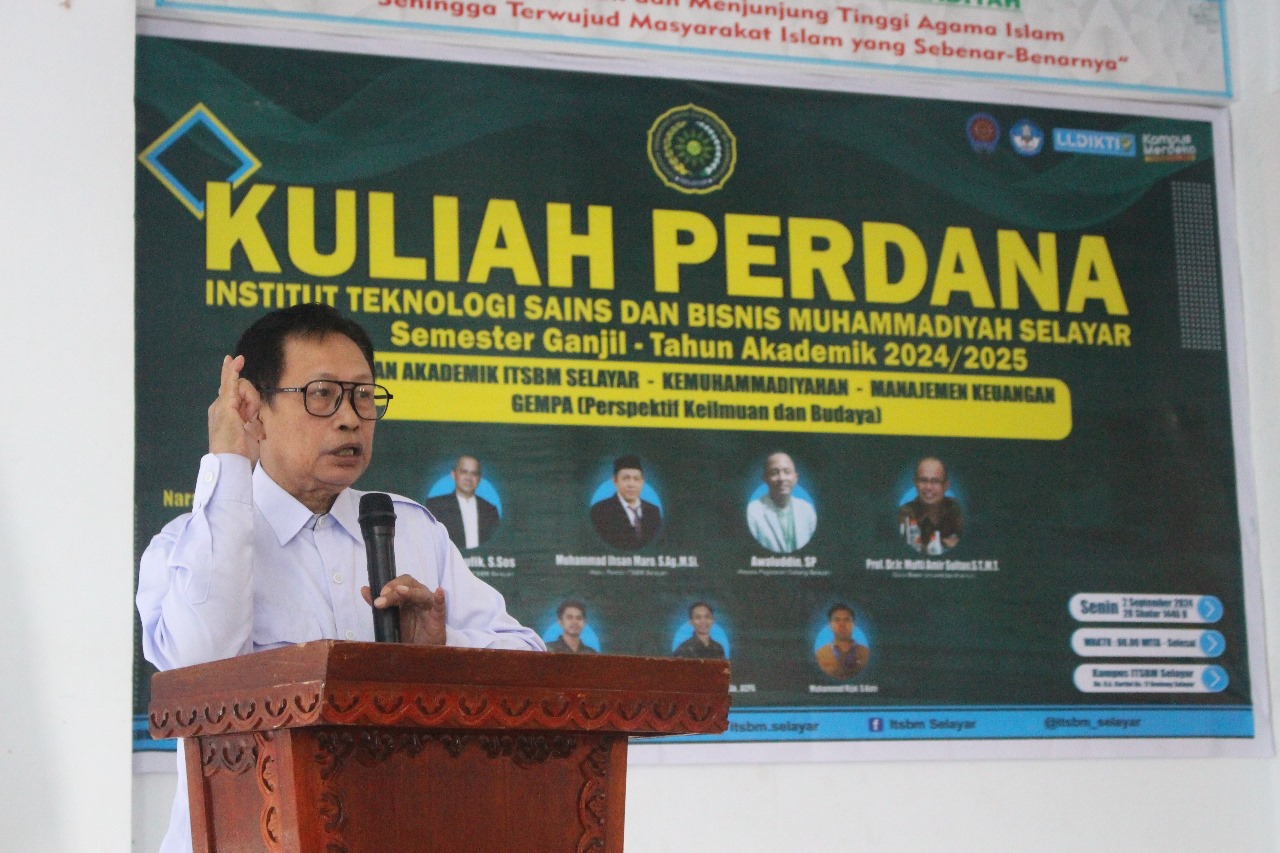 Dibuka Langsung Rektor, Kuliah Perdana ITSBM Hadirkan Prof Mufti Amir ...